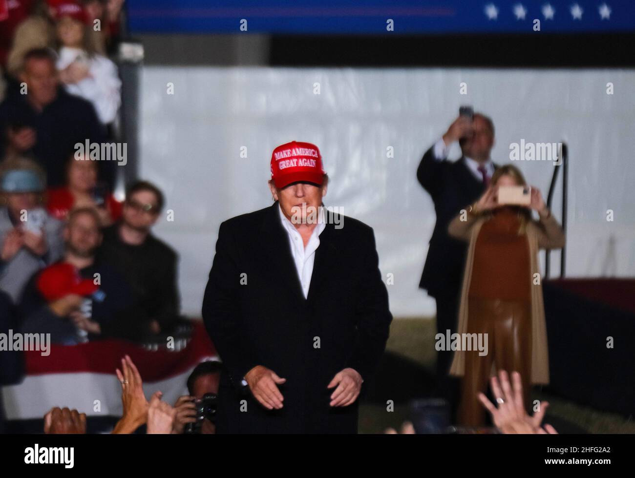 Florence, Arizona, USA. 15th Jan, 2022. Former President Donald Trump ...