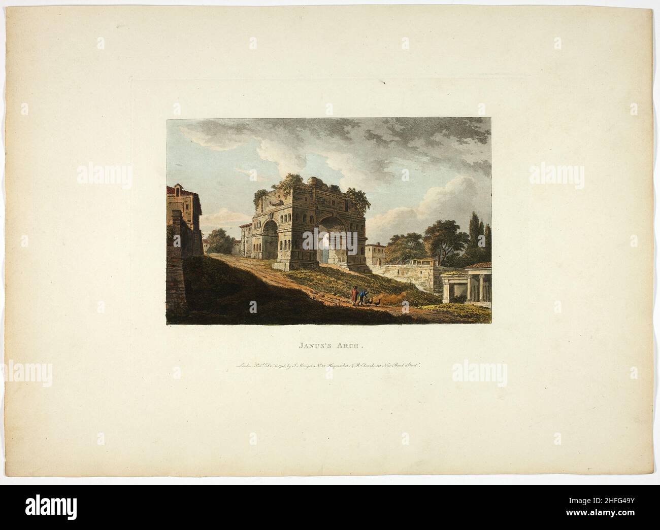 Janus's Arch, plate twenty from the Ruins of Rome, published December 6 ...