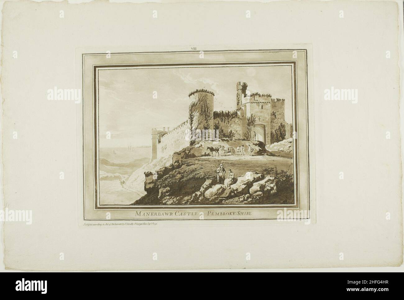 Manorbier castle in pembrokeshire wales hi-res stock photography and ...