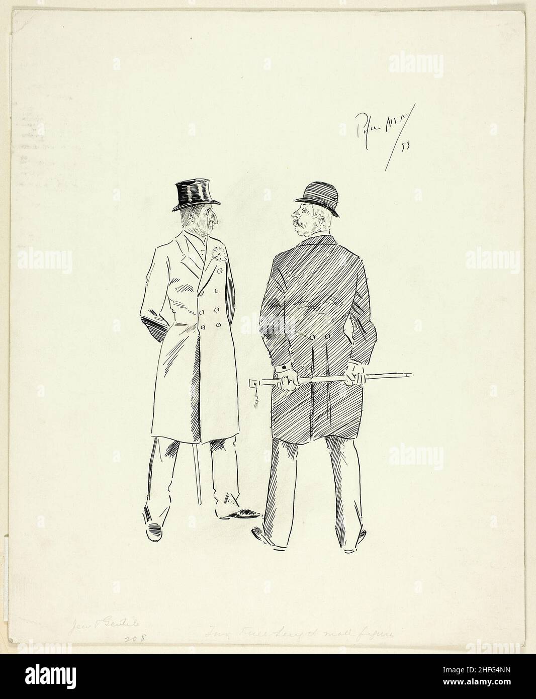 English gentlemen drawings hi-res stock photography and images - Alamy