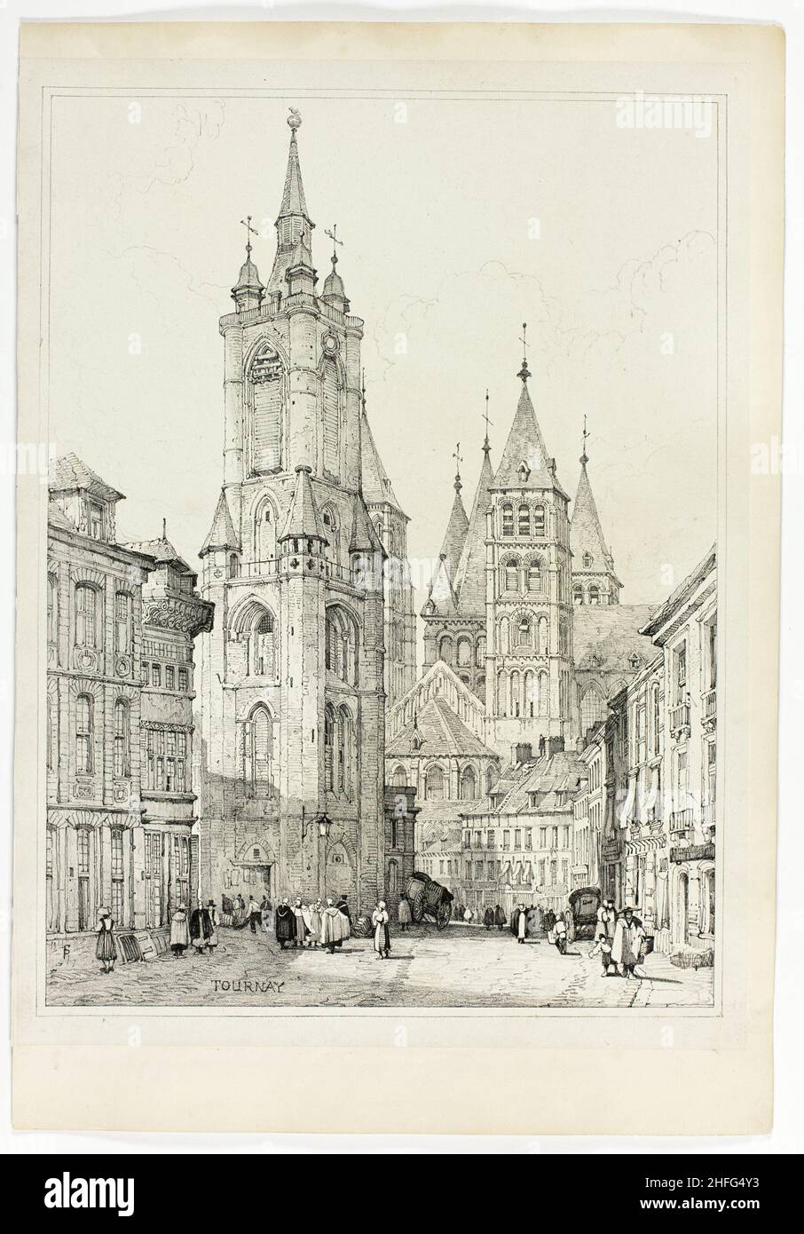 Tournay cathedral hi-res stock photography and images - Alamy