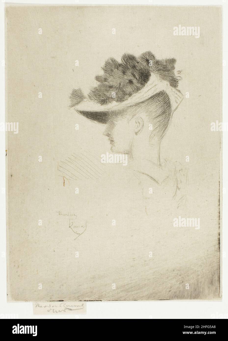 The Henley Hat, 1890 Stock Photo - Alamy