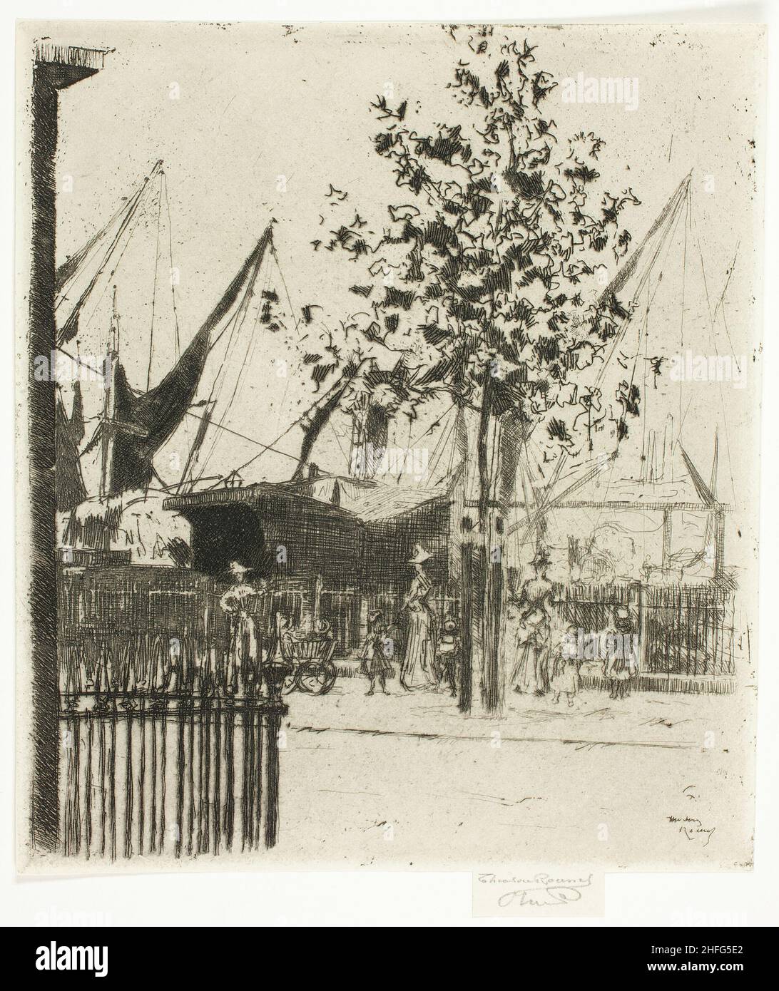 The Corner of Luna Street, Chelsea Embankment, 1888-89 Stock Photo - Alamy