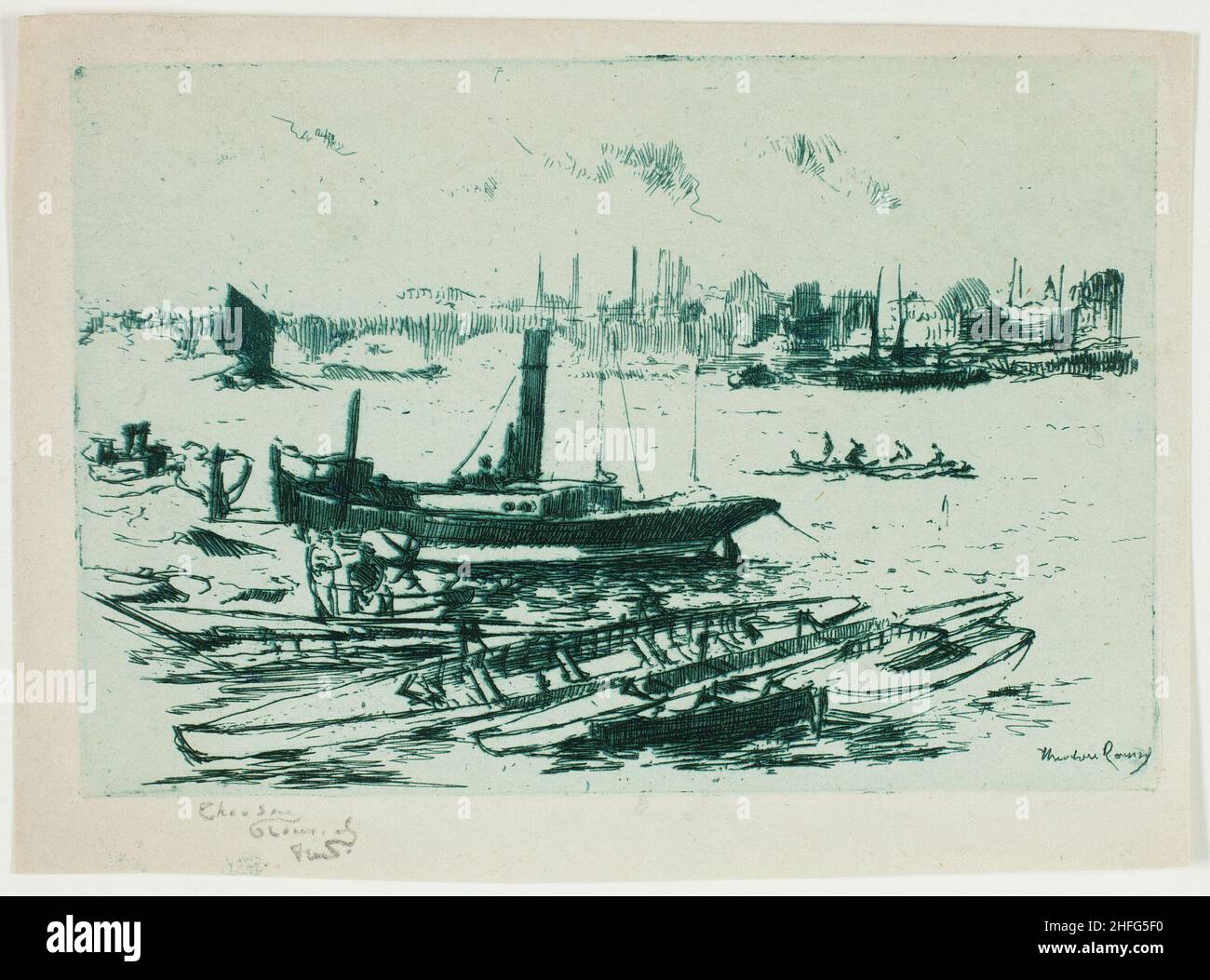 Chelsea embankment 19th century hi-res stock photography and images - Alamy