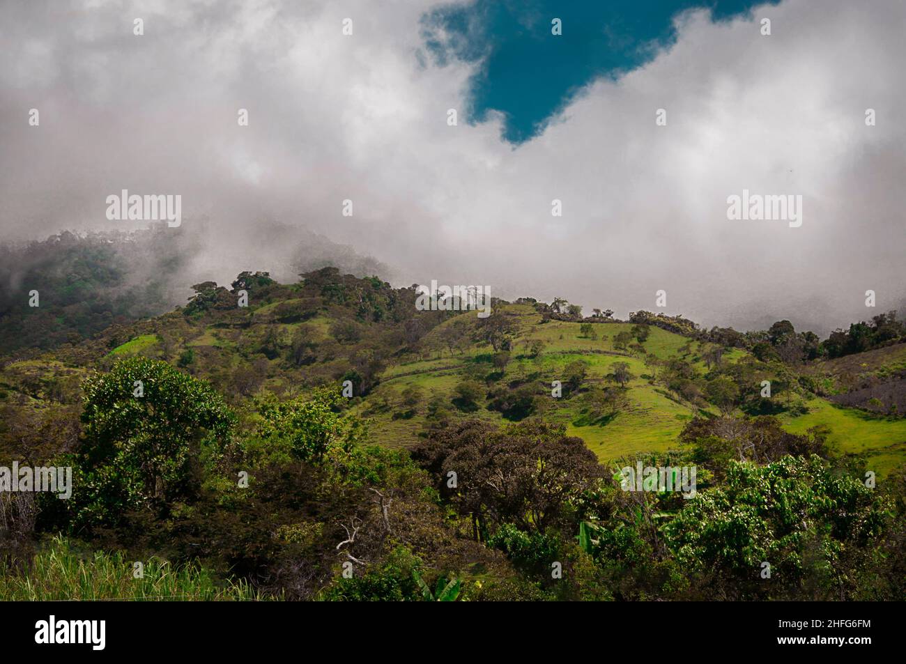 colorful landscapes of Colombian lands Stock Photo - Alamy