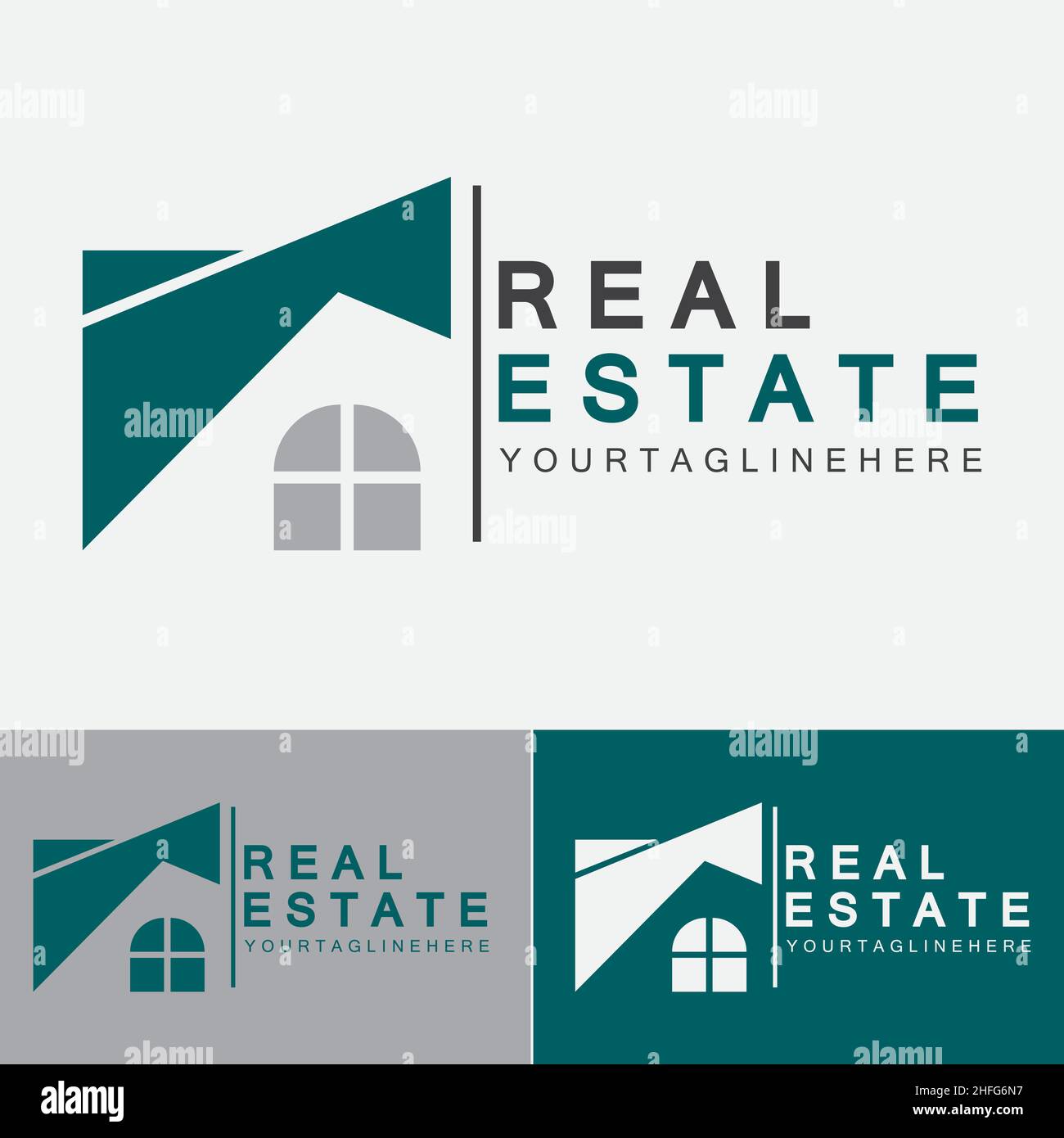 Real Estate Business Logo Template, Building, Property Development, and ...