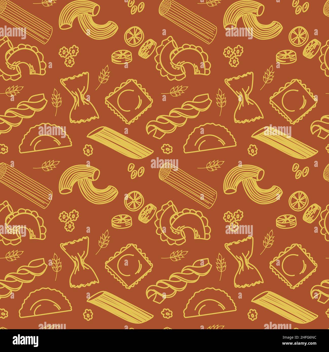 Raw pasta macaroni in Stock Vector Images - Alamy