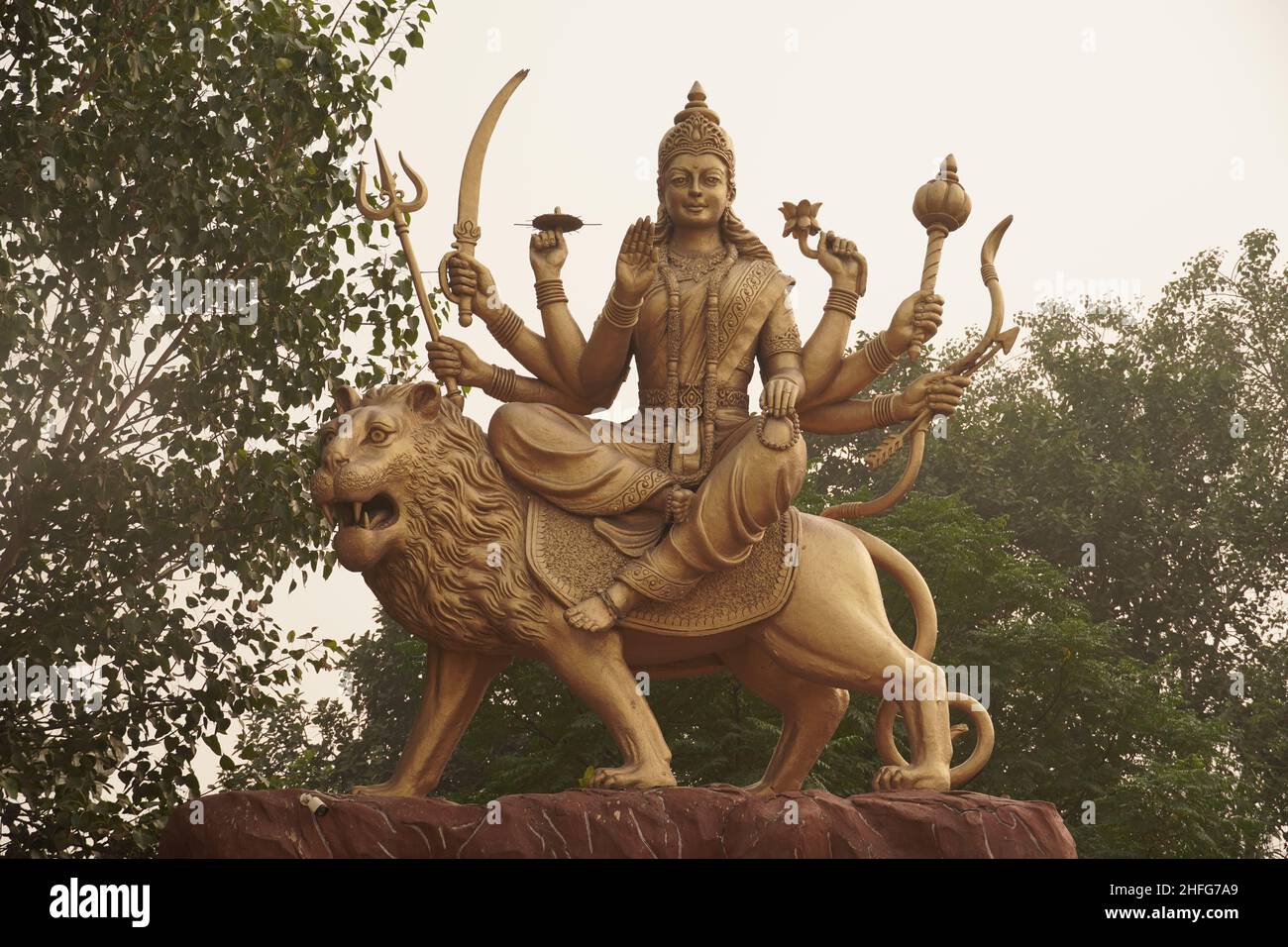 Durga maa statue hi-res stock photography and images - Alamy