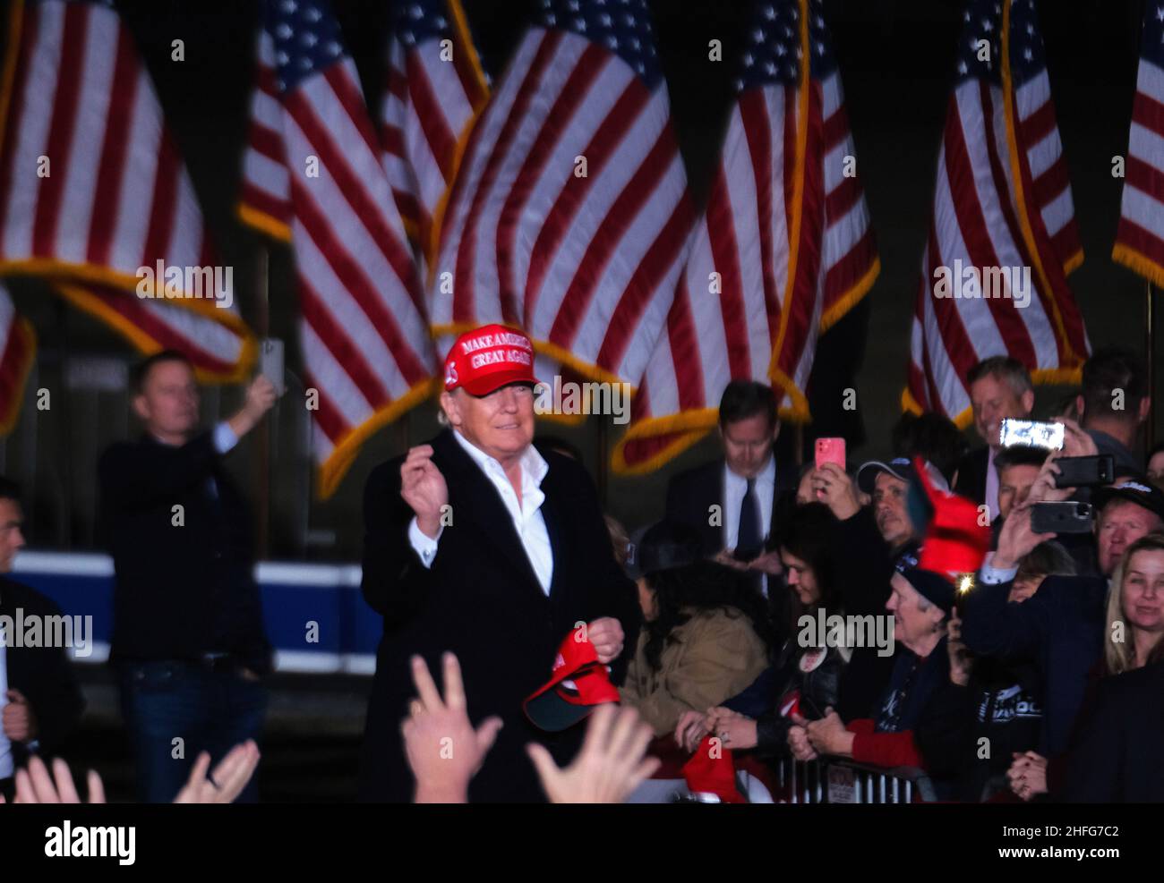 Florence, Arizona, USA. 15th Jan, 2022. Former President Donald Trump ...