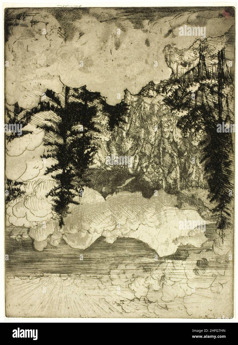 Two pines Cut Out Stock Images & Pictures - Alamy