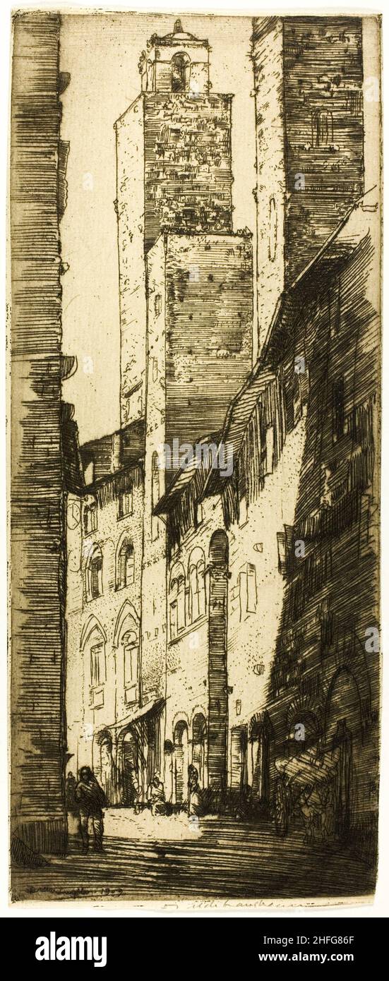 The Towers, 1909 Stock Photo - Alamy