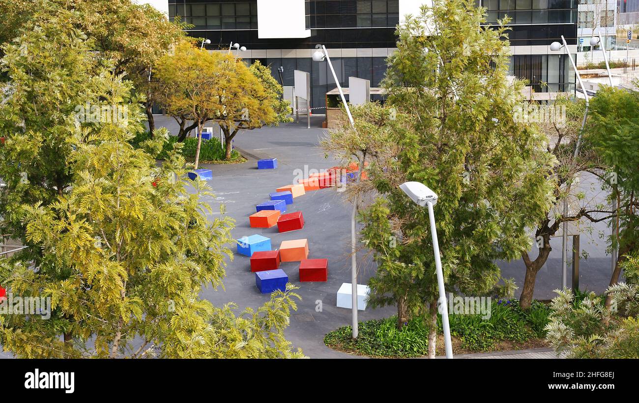 Cube trees garden in hi-res stock photography and images - Alamy