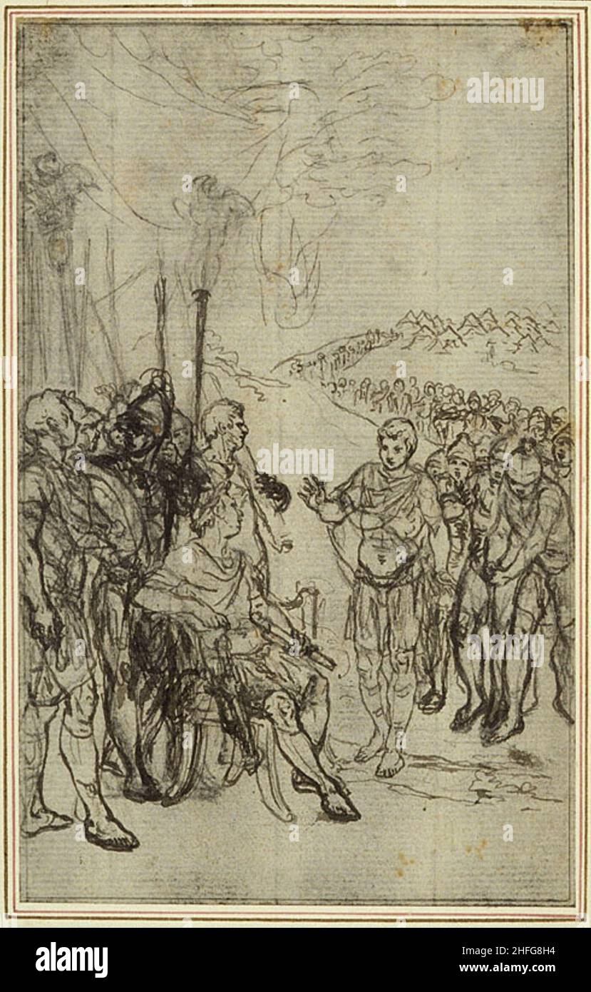 Study for Lucain's "La Pharsale", Canto IV, c. 1766 Stock Photo - Alamy