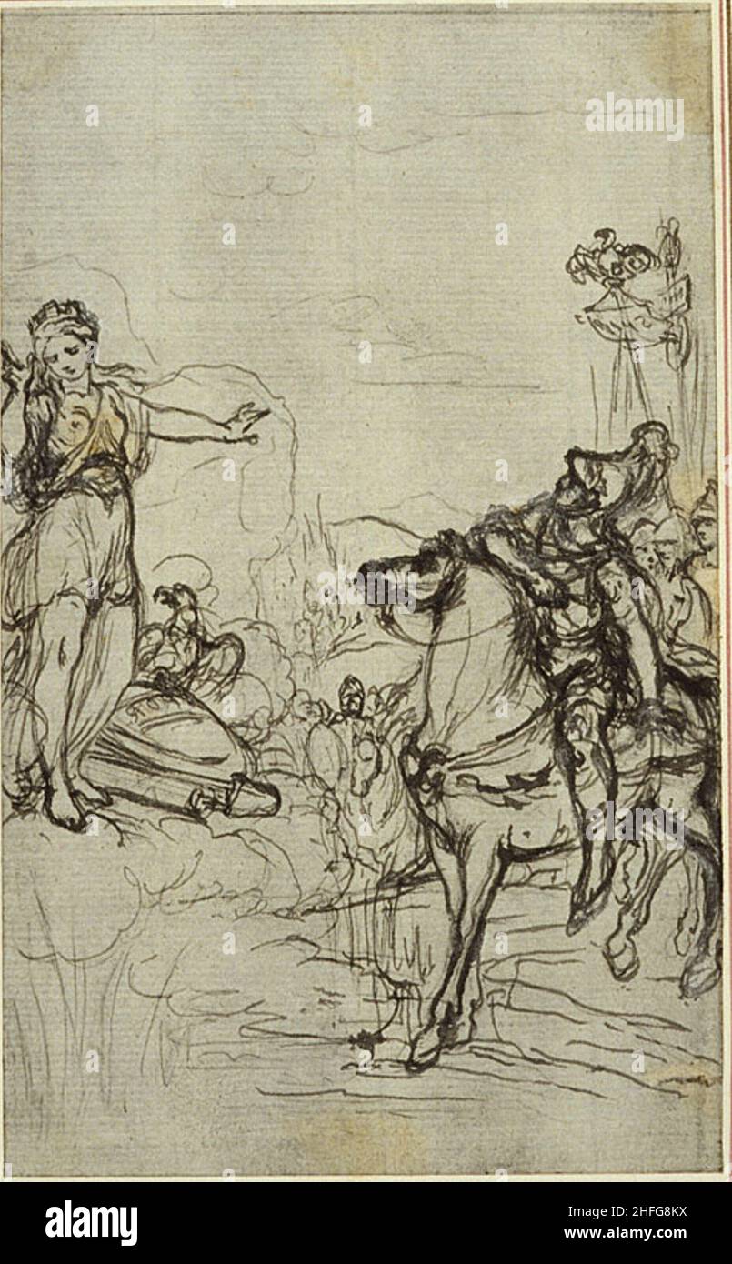 Study for Lucain's "La Pharsale", Canto I, c. 1766 Stock Photo - Alamy