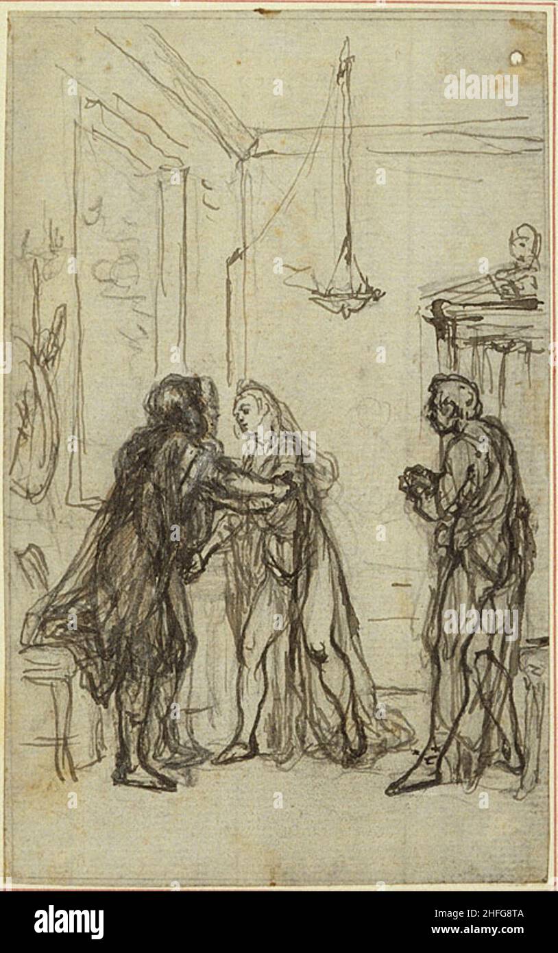 Study for Lucain's "La Pharsale", Canto II, c. 1766 Stock Photo - Alamy