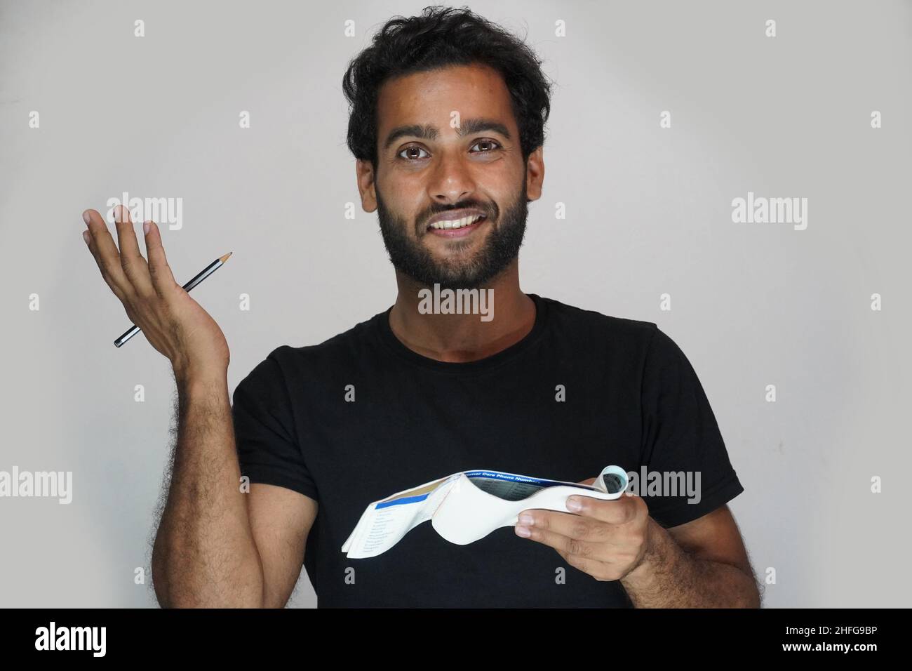 Showing id card for verification hi-res stock photography and images ...