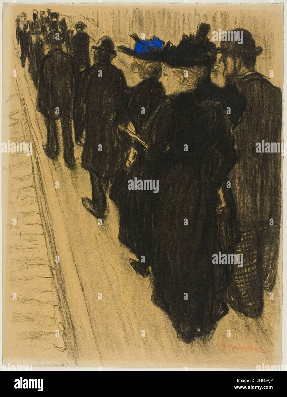 Entourage standing hi-res stock photography and images - Alamy