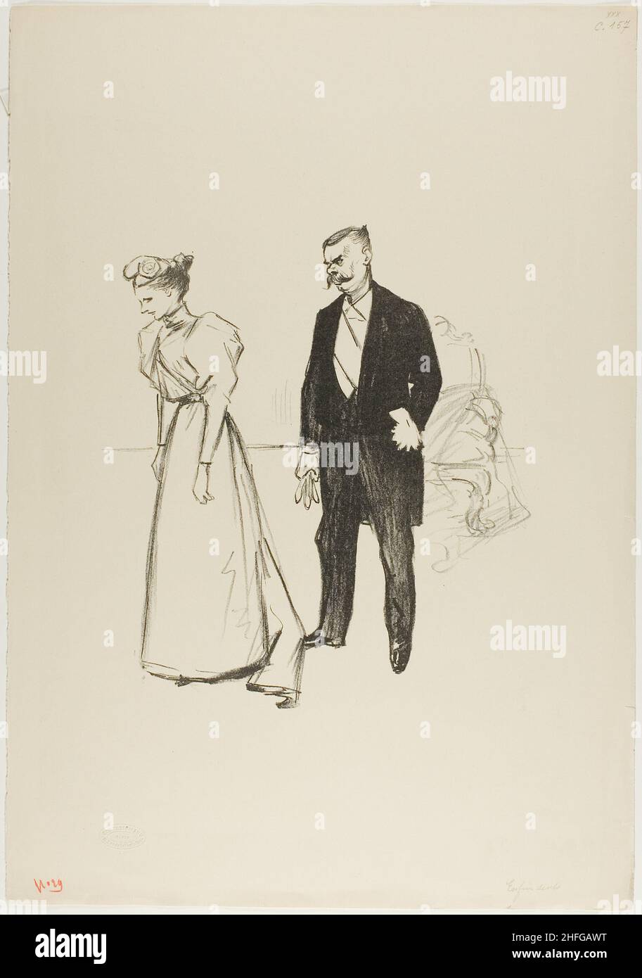 Alone at last!, July 1894 Stock Photo - Alamy