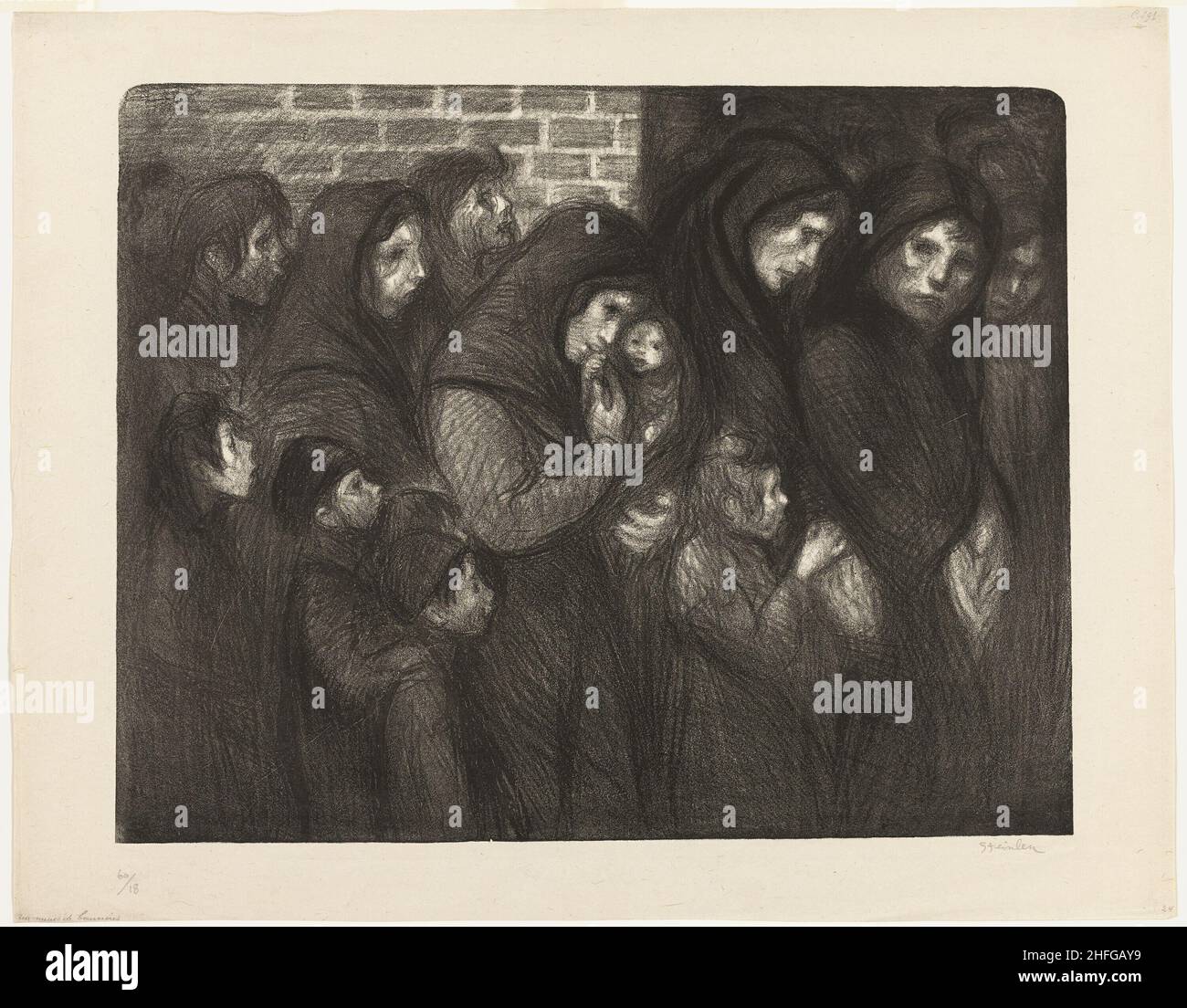 The Widows of Courrières, 1909 Stock Photo - Alamy