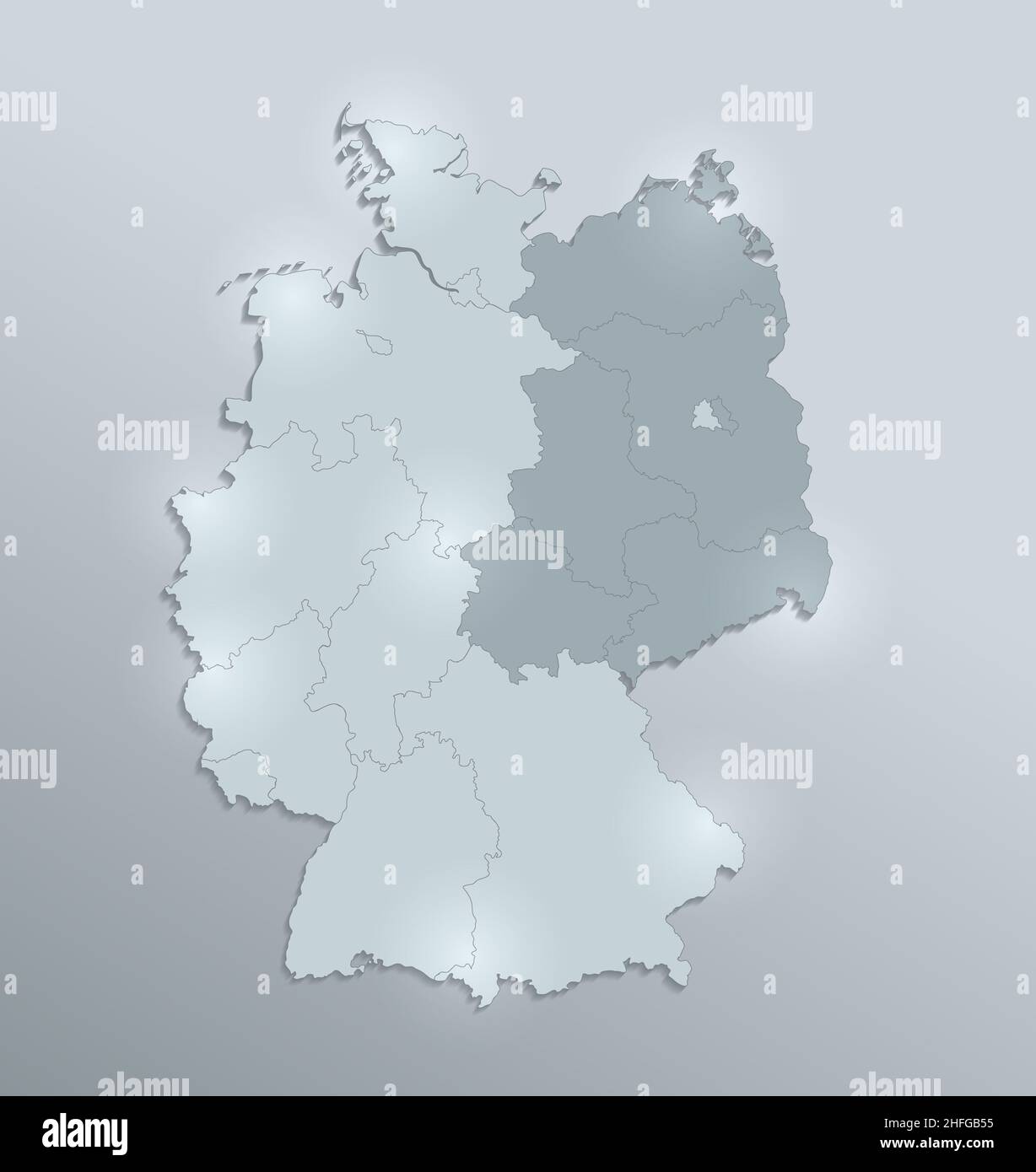 Berlin divided map hi-res stock photography and images - Alamy