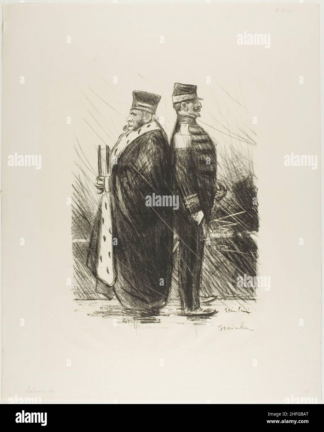 French military salute hi-res stock photography and images - Alamy