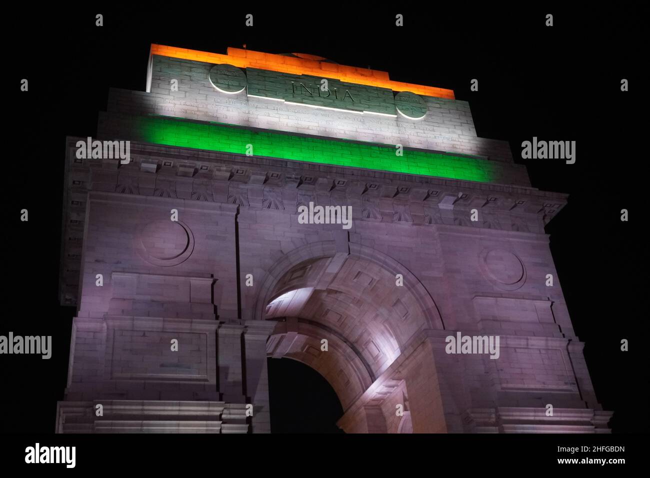 Top view of india gate hi-res stock photography and images - Alamy