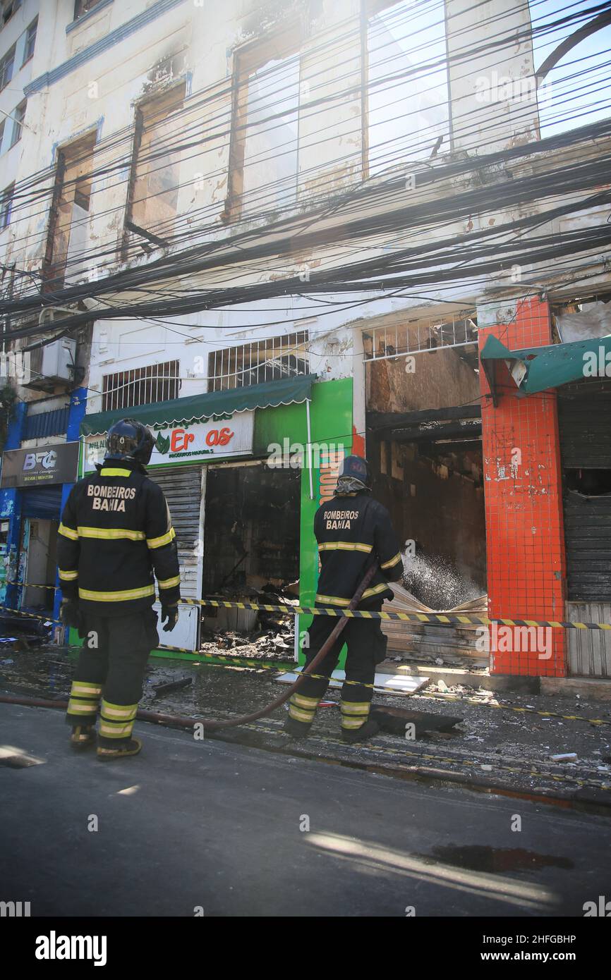 salvador, bahia, brazil - January 12, 2022: Members of the Fire ...
