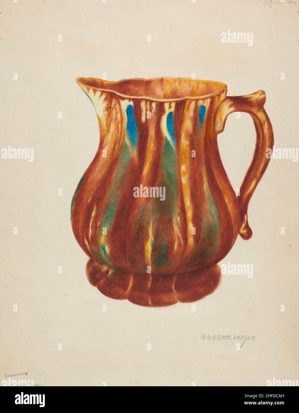 Bennington Pitcher, c. 1936 Stock Photo - Alamy