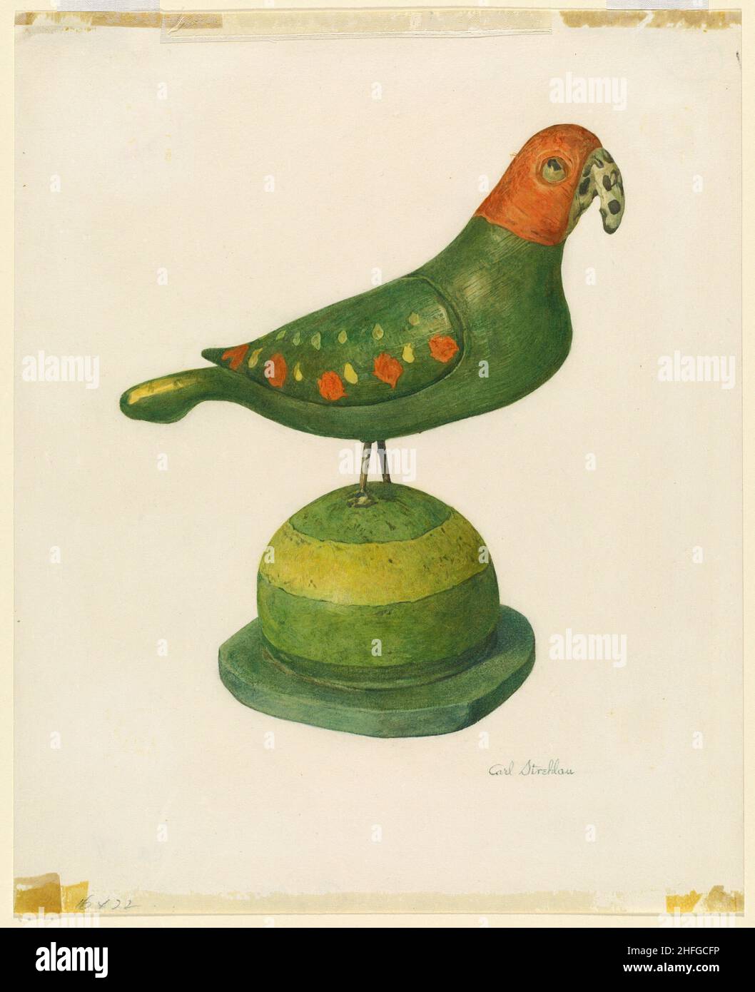 Pensylvania German Carved Bird, 1935/1942 Stock Photo - Alamy