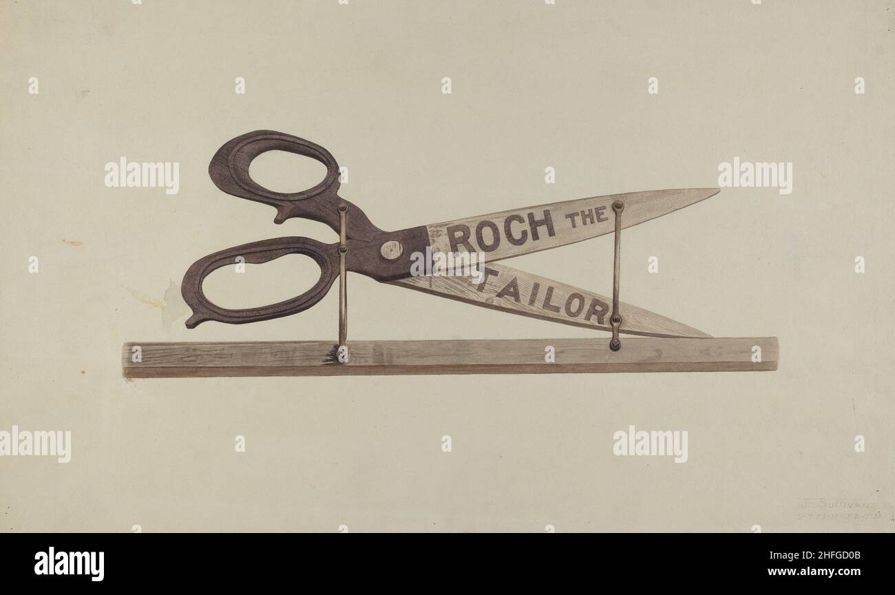 Shop Sign, 1938 Stock Photo - Alamy