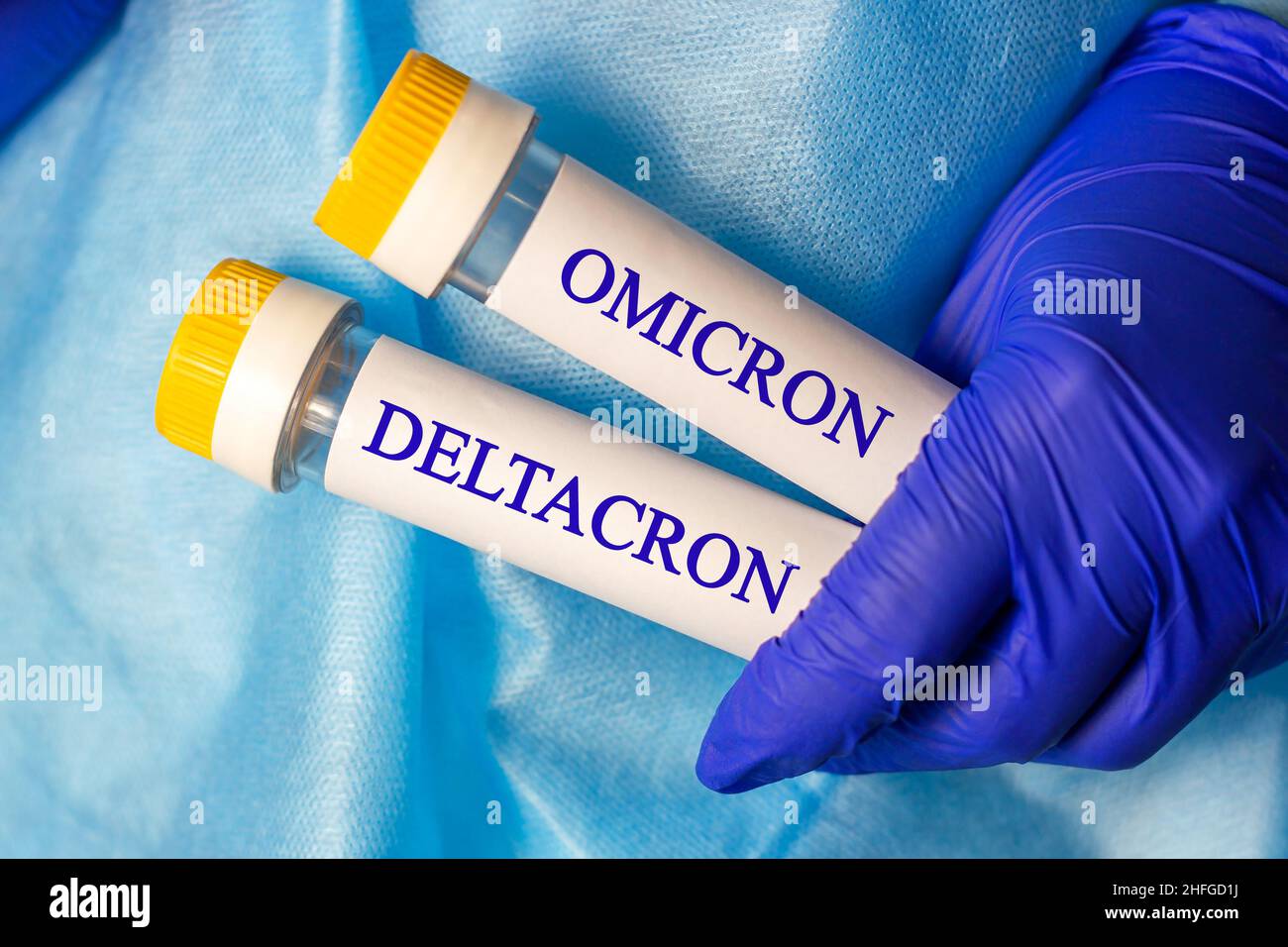 New infectious Deltacron variant of coronavirus desease (Delta and ...