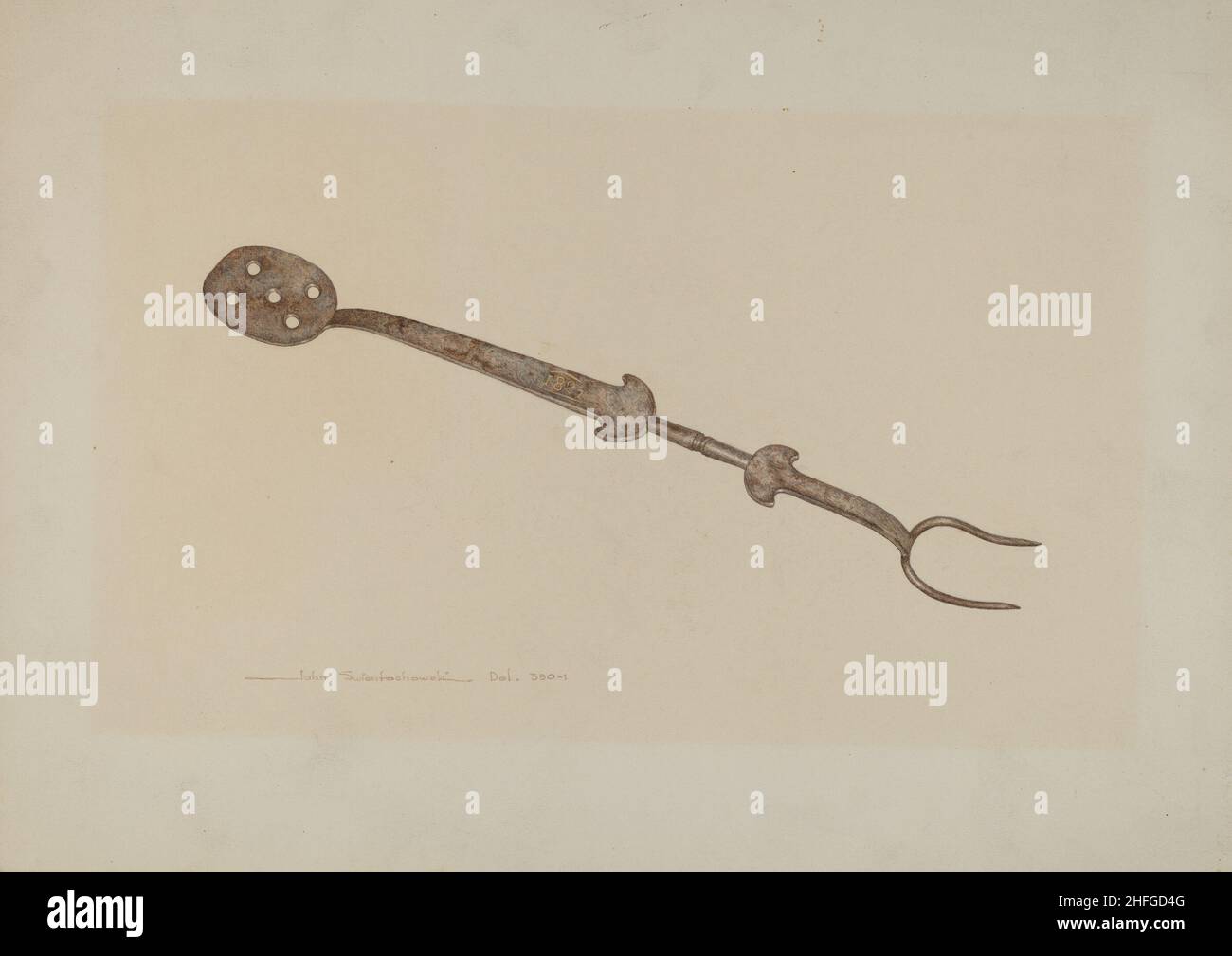 Two pronged fork hi-res stock photography and images - Alamy