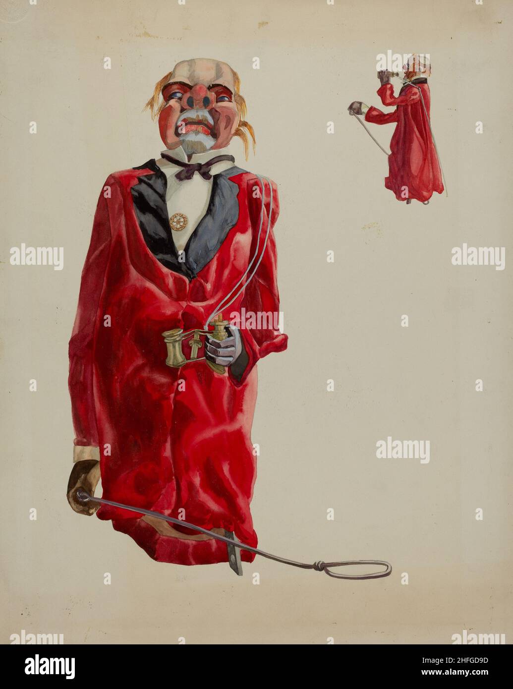 Puppet man glasses marionette hi-res stock photography and images - Alamy