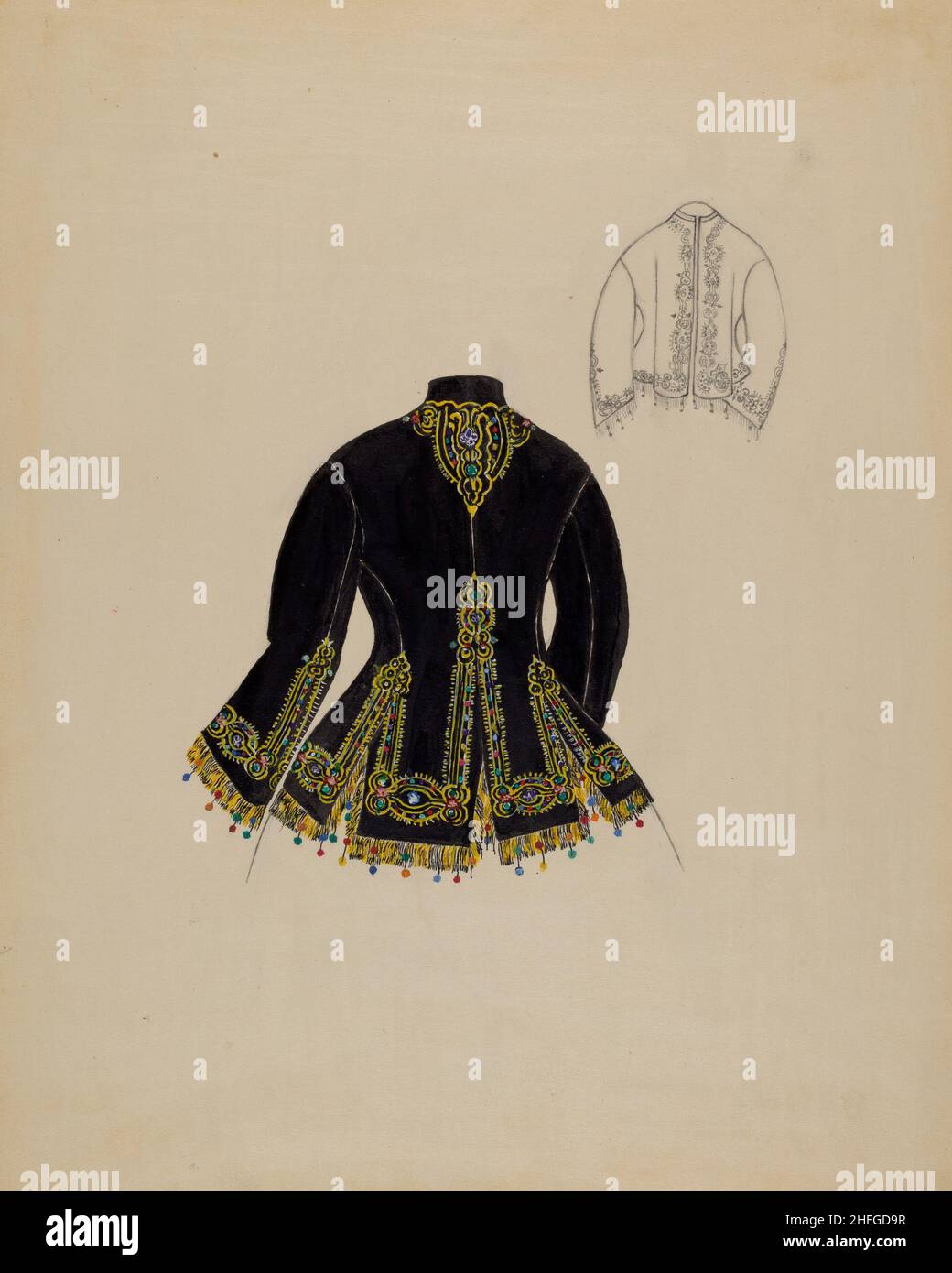 Dressing Sacque, 1935/1942 Stock Photo - Alamy