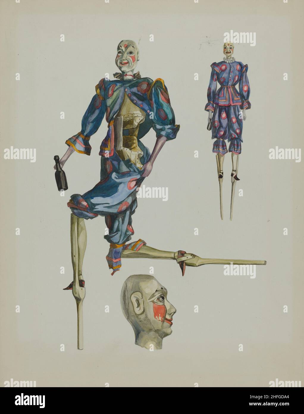1930s clown hi-res stock photography and images - Alamy