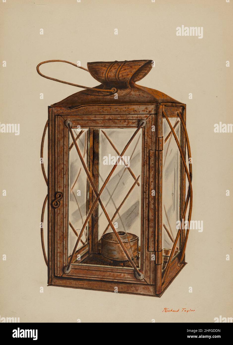 Farm Lantern, c. 1940 Stock Photo - Alamy