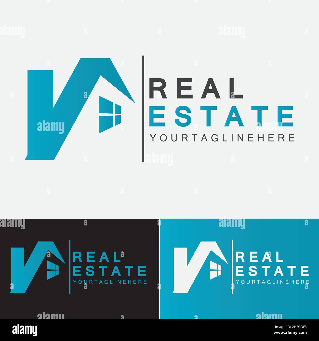 Real Estate Business Logo Template, Building, Property Development, and ...