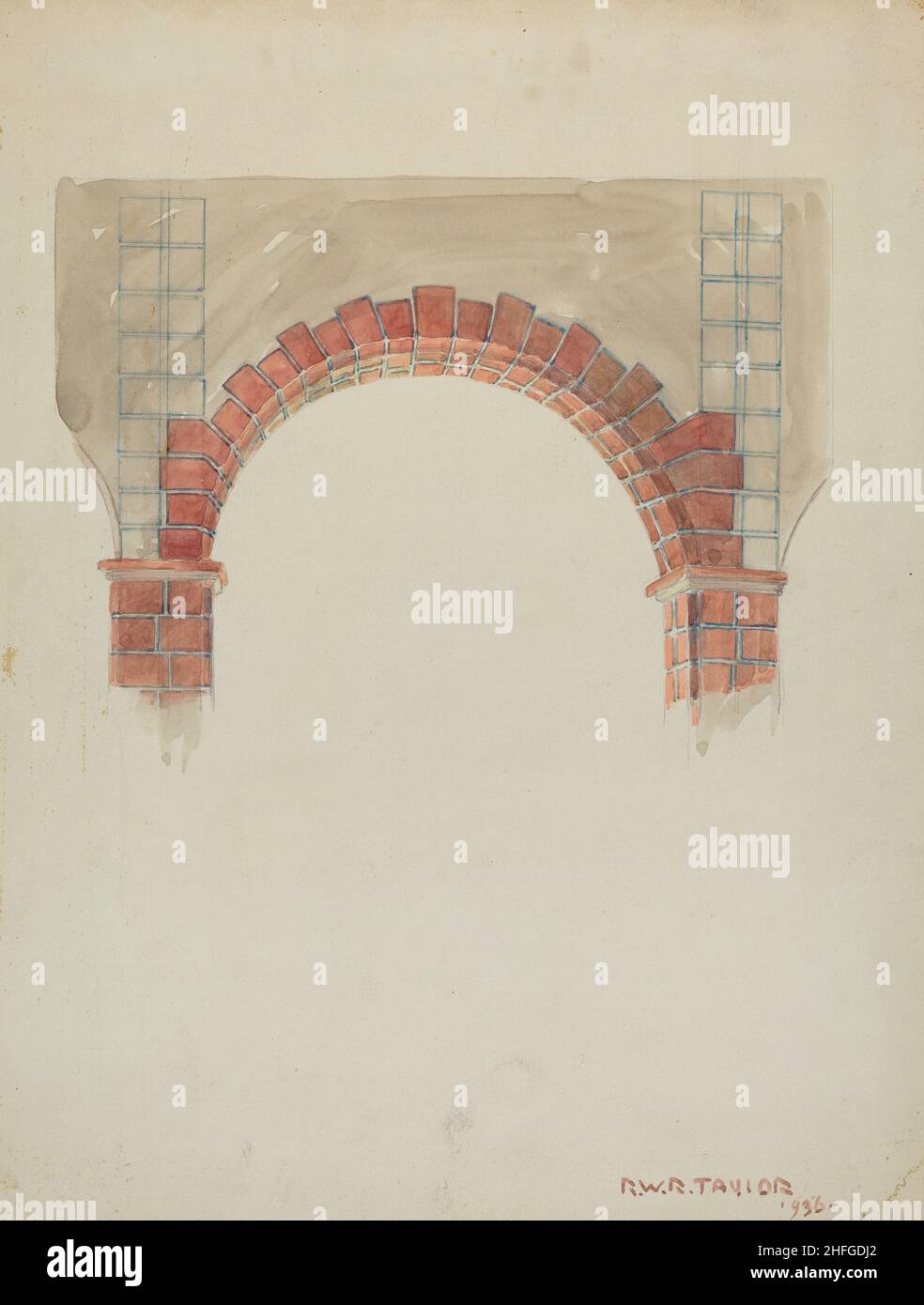 Architectural drawing arch hi-res stock photography and images - Alamy