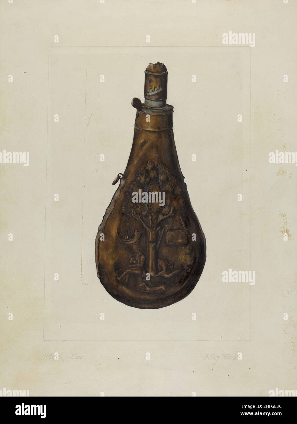 Powder flask hi-res stock photography and images - Alamy