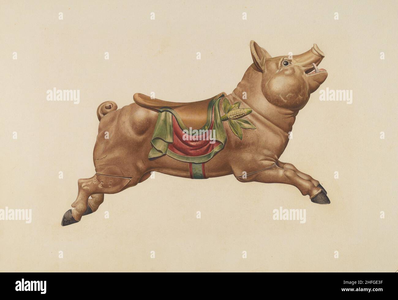 Carousel Pig, c. 1939 Stock Photo - Alamy