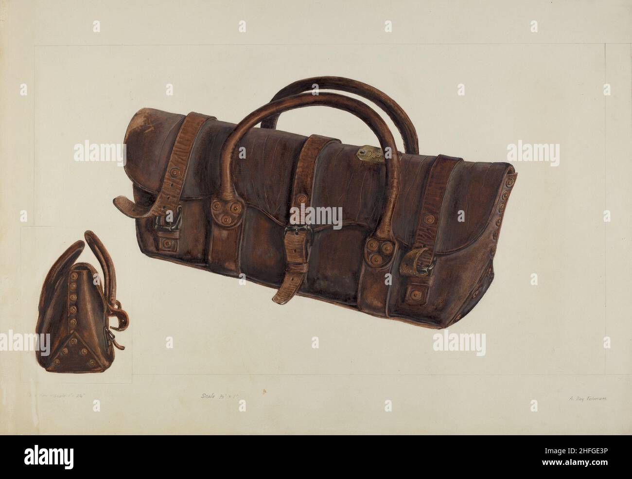Oregon Boot Satchel, 1935/1942 Stock Photo - Alamy