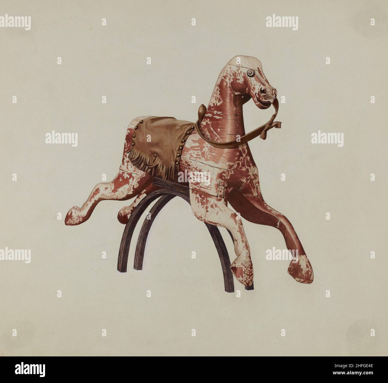 1940s rocking horse hi-res stock photography and images - Alamy