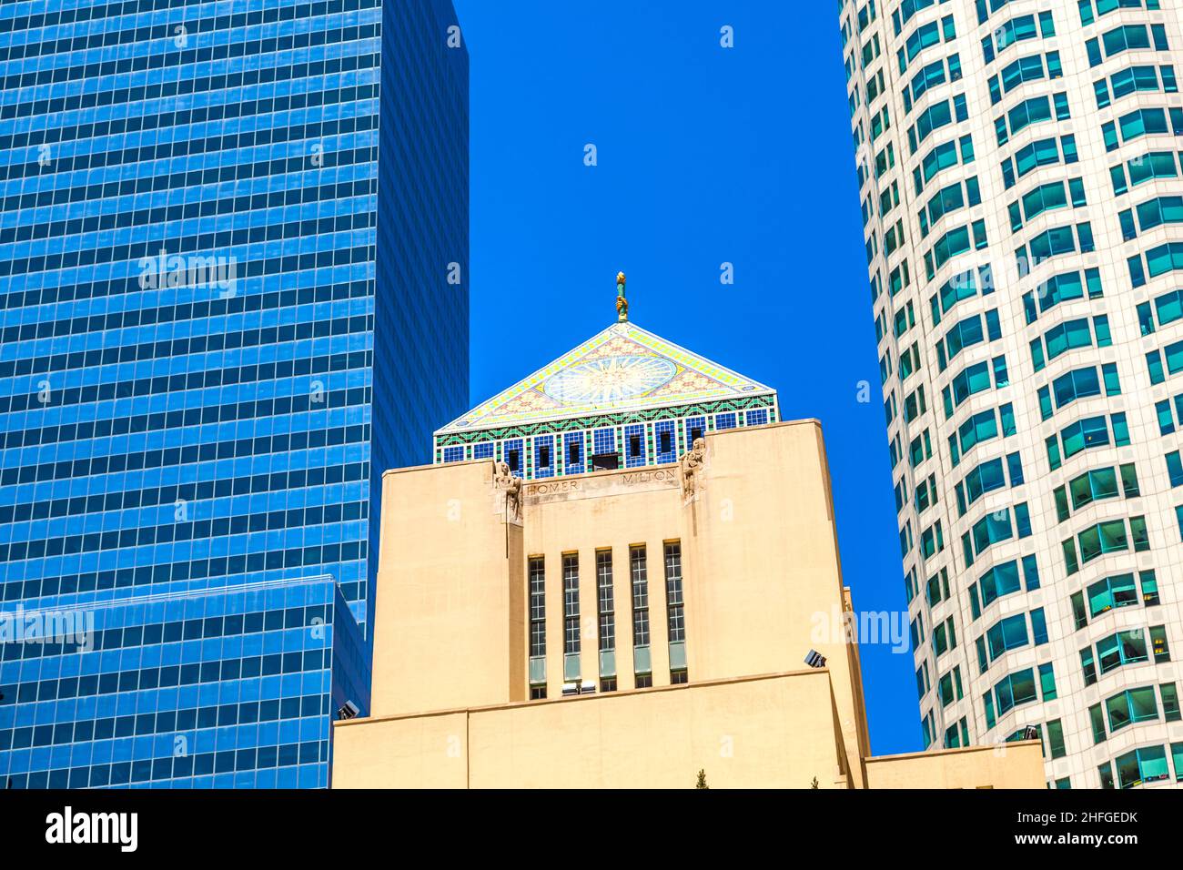 public library downtown Los Angeles Stock Photo - Alamy