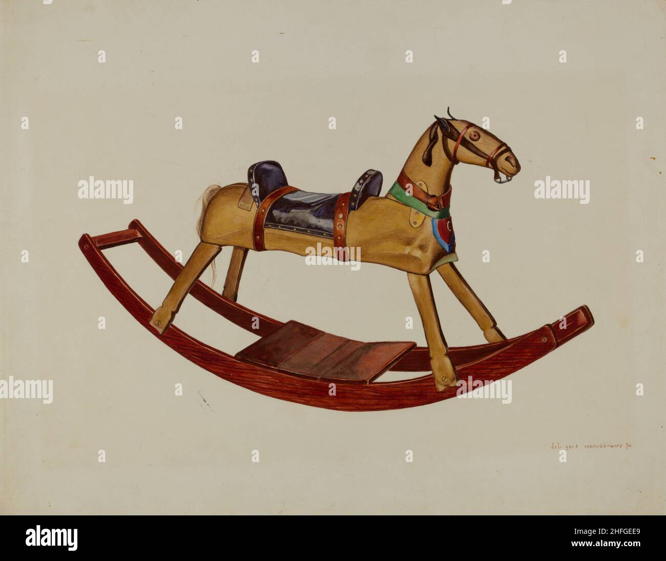 1940s rocking horse hi-res stock photography and images - Alamy