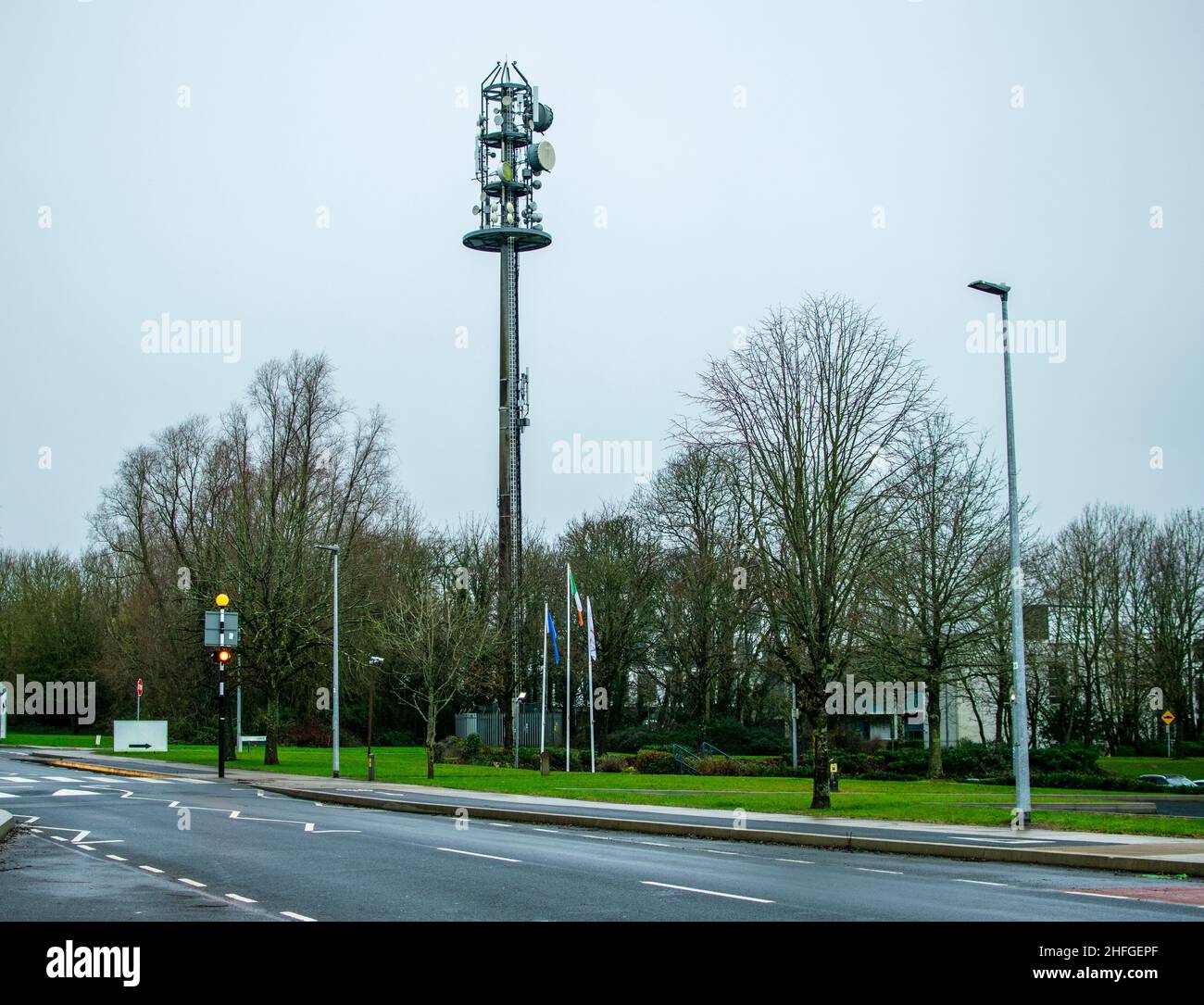 Relay station for radio and telephone, television waves Stock Photo - Alamy