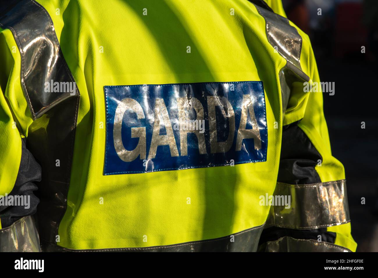 Garda police vest hi-res stock photography and images - Alamy