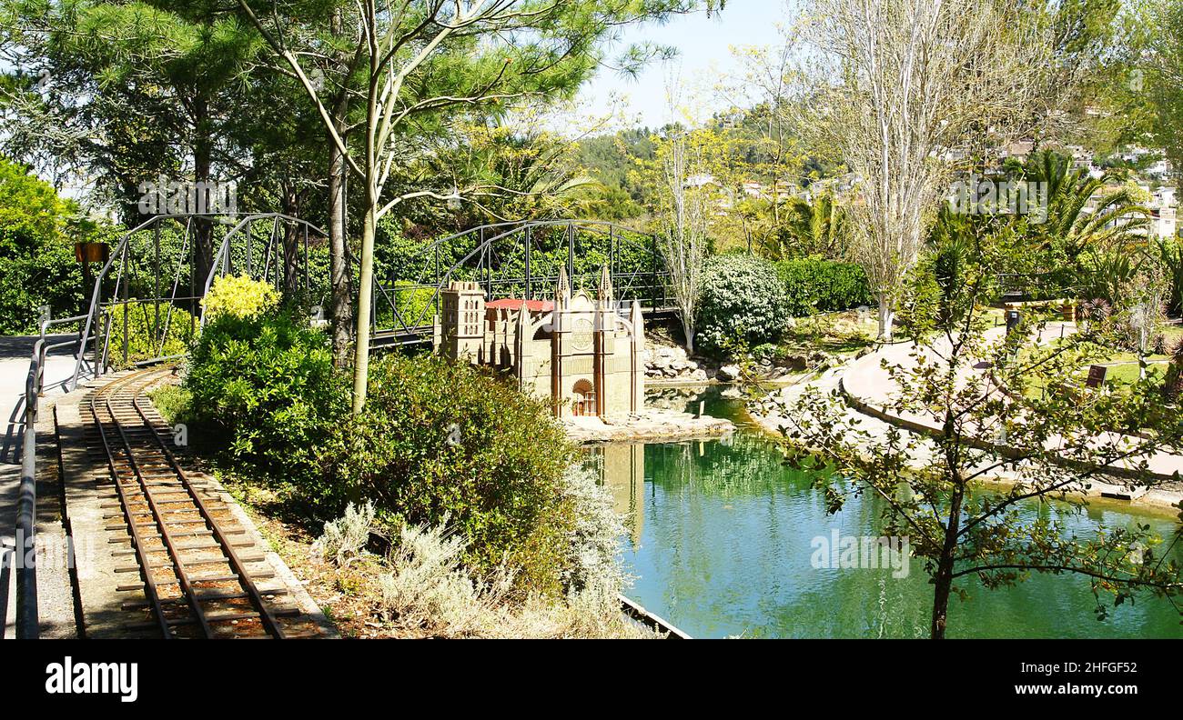 Panoramic view of Catalonia in miniature, Torrelles de Llobregat ...