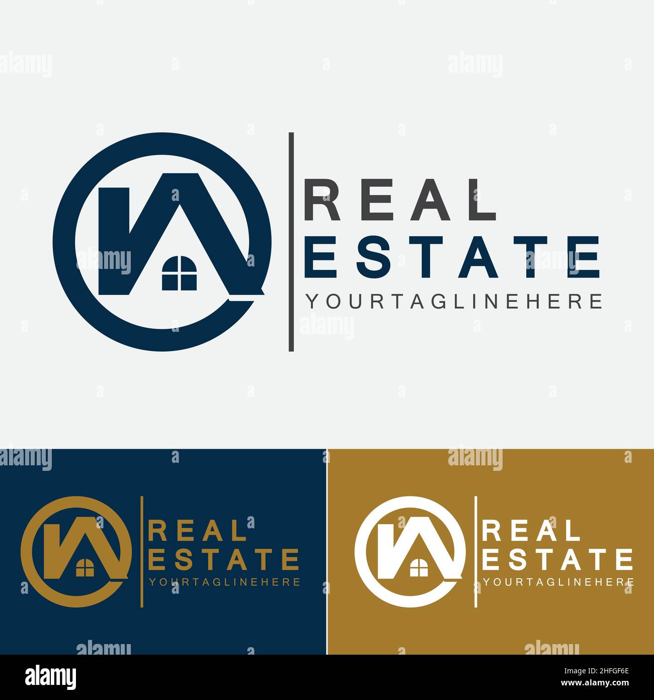 Real Estate Business Logo Template, Building, Property Development, and ...