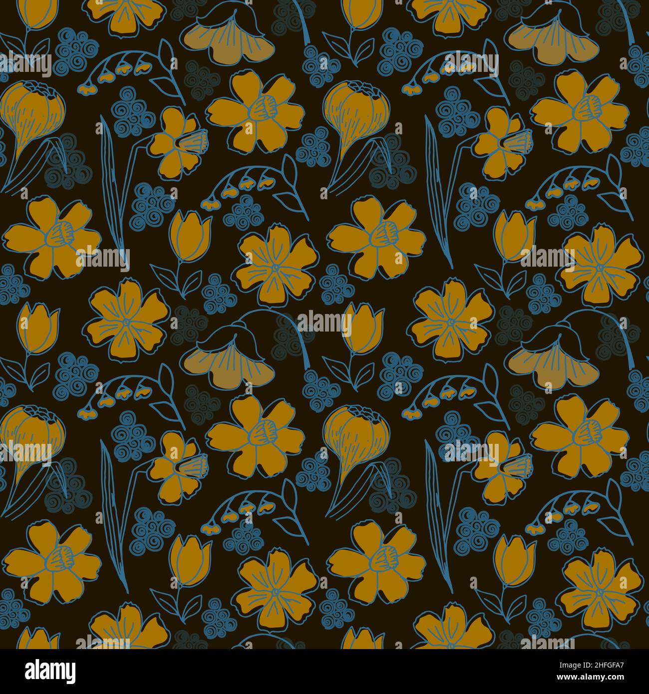 Vector seamless pattern. Background for for fabrics, textiles, paper ...