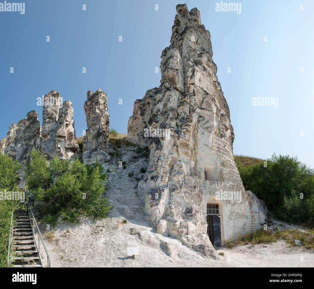 Divnogorye, Voronezh region, Russia, AUGUST - 18.2021: Cave Church of ...